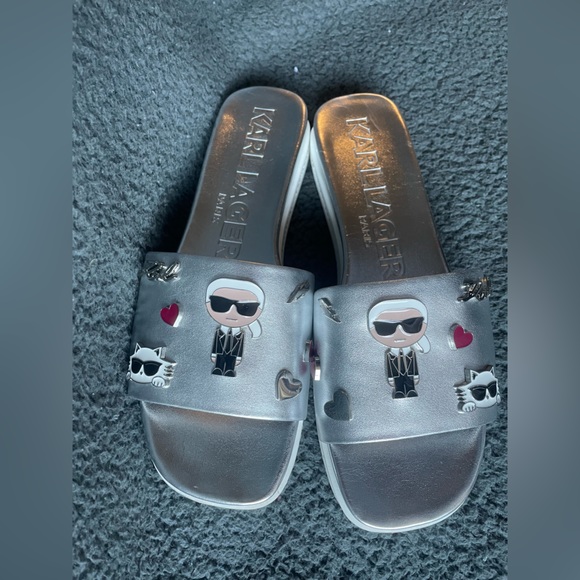 Karl Lagerfeld | Shoes | Karl Lagerfeld Slides | Poshmark